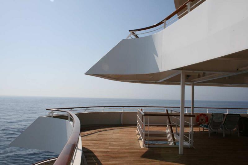 Imagen de la semana: terrazas de popa del Crystal Serenity | Viajar en ...